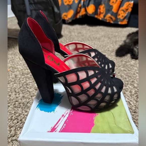 Shoes | Spider Web Heels 75 | Poshmark